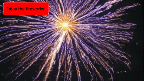 Firework Safety | Teaching Resources