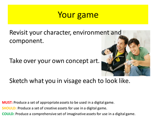 Video game production BTEC Media strudies | Teaching Resources
