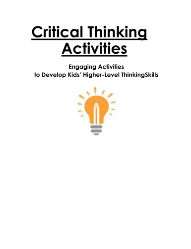Critical Thinking Module including Workbook | Teaching Resources