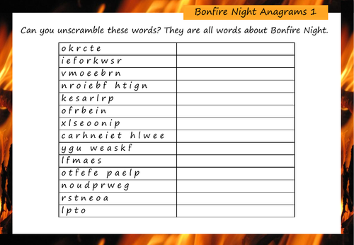 Bonfire Night | Teaching Resources