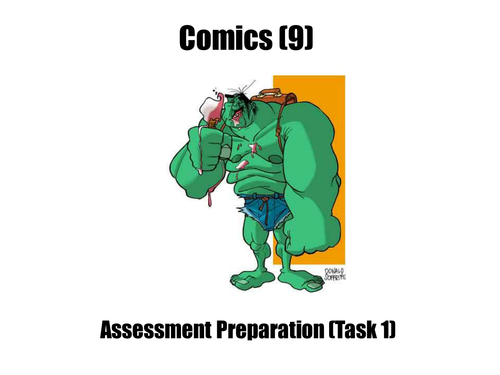 KS3 Comics (9) Assessment Preparation (Task 1) | Teaching Resources KS3 Comics (9) Assessment Preparation (Task 1) | Teaching Resources