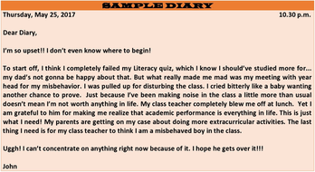 DIARY WRITING LESSON AND RESOURCES | Teaching Resources