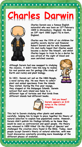 Famous People Reading Comprehensions | Teaching Resources