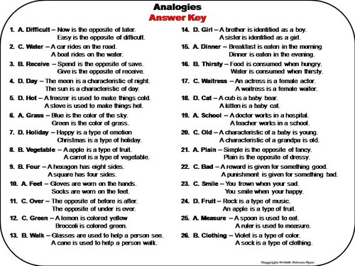 Analogies Task Cards - 3rd Grade | Teaching Resources