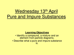 Pure and impure | Teaching Resources