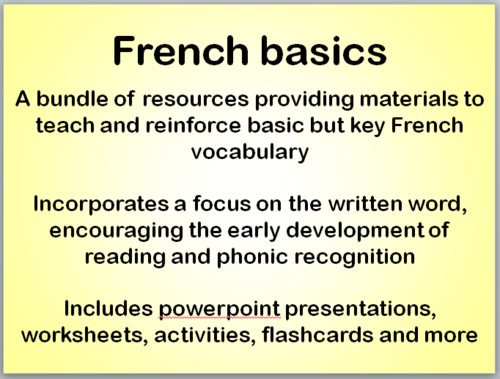 French basics | Teaching Resources