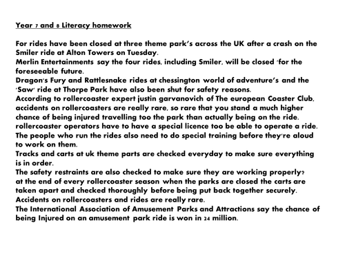 Spot the mistakes! Literacy resources | Teaching Resources