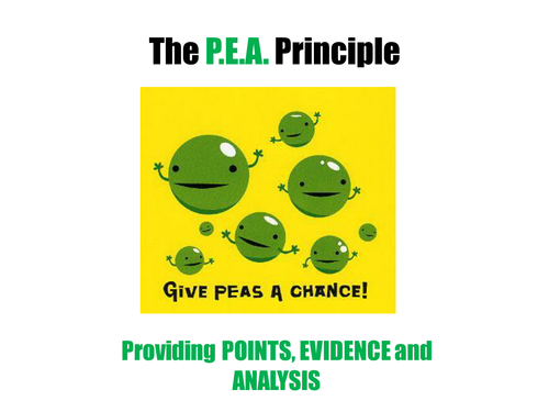 KS4 Essay Writing: The 'PEA' Principle | Teaching Resources