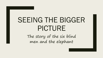 Seeing the bigger picture | Teaching Resources