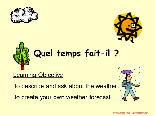 French Weather | Teaching Resources
