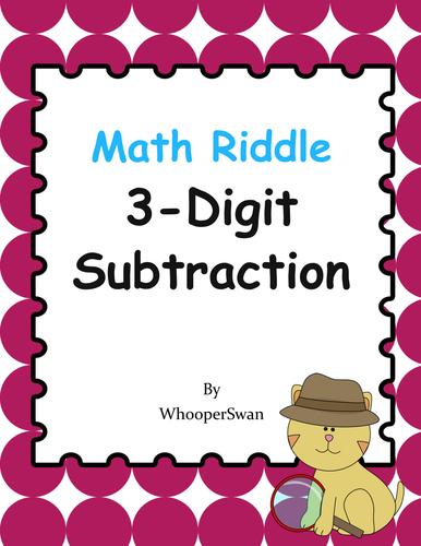 Math Riddle Subtraction Bundle | Teaching Resources