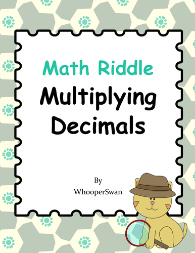 Math Riddle: Decimals Bundle | Teaching Resources