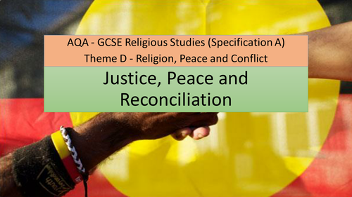 Religion, Peace and Conflict for AQA GCSE - Lesson 1 Forgiveness and ...