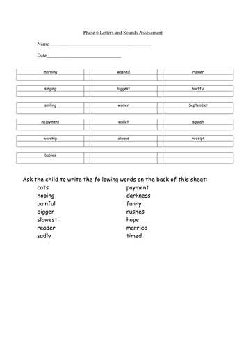 Letters and Sounds/Phonics assessment tracking booklets and answer ...