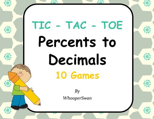 Decimals Tic-Tac-Toe Bundle | Teaching Resources