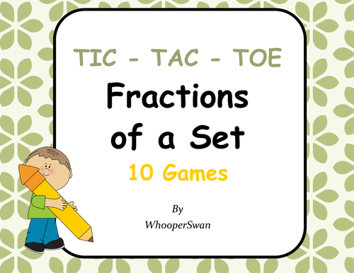 Fractions Tic-Tac-Toe Bundle | Teaching Resources