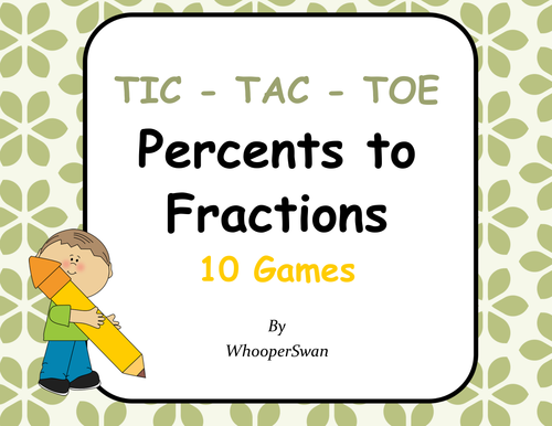 Fractions Tic-Tac-Toe Bundle | Teaching Resources