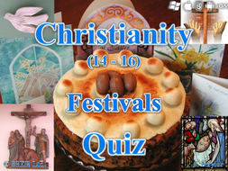 Christianity - Festivals - Quiz (16 Questions) | Teaching Resources