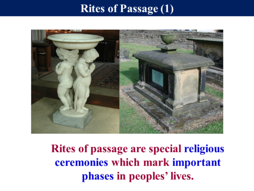 Christianity - Rites of Passage 1 - Baptism | Teaching Resources