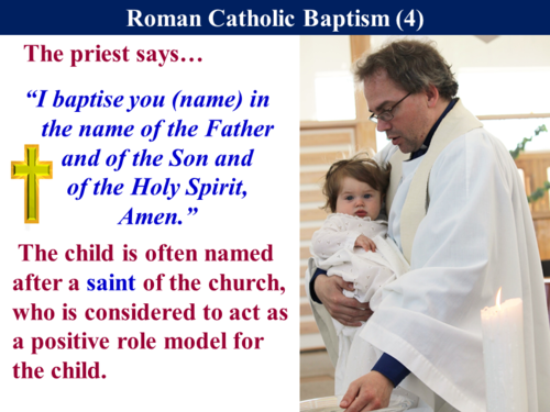 Christianity - Rites of Passage 1 - Baptism | Teaching Resources