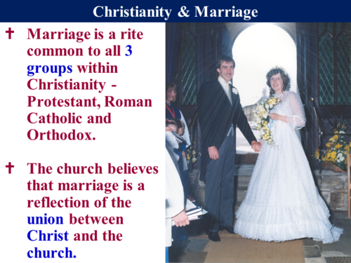 Christianity - Rites of Passage 3 - Marriage | Teaching Resources
