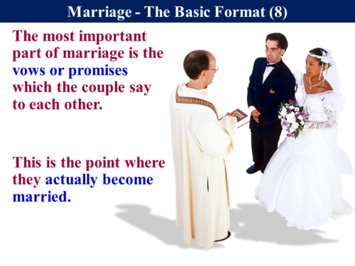 Christianity - Rites of Passage 3 - Marriage | Teaching Resources