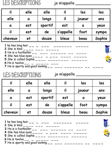 resource pack for consolidating physical descriptions | Teaching Resources