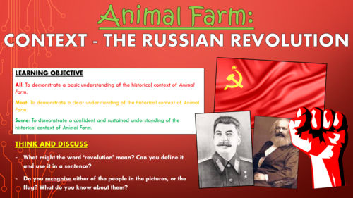 Animal Farm: Context - The Russian Revolution | Teaching Resources