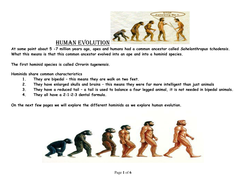 Evolution and Natural Selection | Teaching Resources