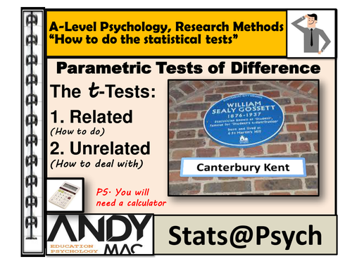A-Level and IB Psychology ‘STATS@PSYCH Series’: Statistical Tests ...