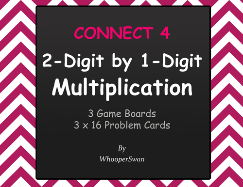 Connect 4 Game - Multiplication Bundle | Teaching Resources