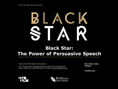 Black Star: The Power of Persuasive Speech | Teaching Resources