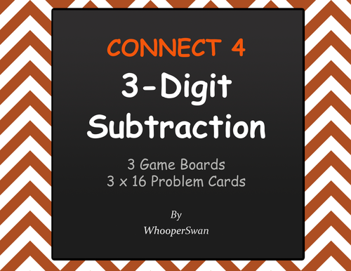 Connect 4 Game - Subtraction Bundle | Teaching Resources