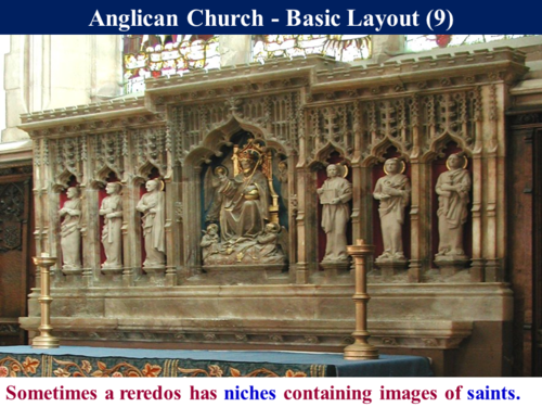 Christianity - Church Interiors - 1 (Anglican & Shared Features ...
