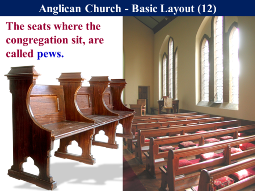 Christianity - Church Interiors - 1 (Anglican & Shared Features ...