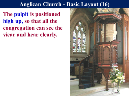 Christianity - Church Interiors - 1 (Anglican & Shared Features ...