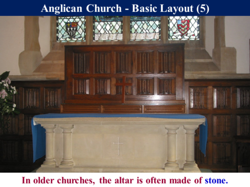 Christianity - Church Interiors - 1 (Anglican & Shared Features ...