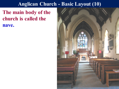 Christianity - Church Interiors - 1 (Anglican & Shared Features ...