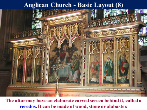 Christianity - Church Interiors - 1 (Anglican & Shared Features ...