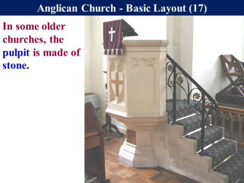 Christianity - Church Interiors - 1 (Anglican & Shared Features ...