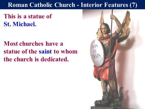 Christianity - Church Interiors - 2 (Roman Catholic Features ...