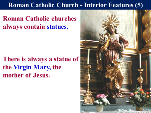 Christianity - Church Interiors - 2 (Roman Catholic Features ...