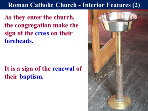 Christianity - Church Interiors - 2 (Roman Catholic Features ...