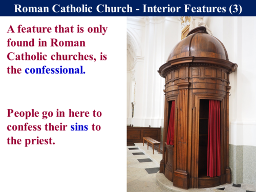 Christianity - Church Interiors - 2 (Roman Catholic Features ...