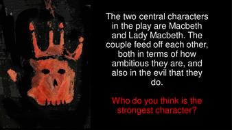 Lady Macbeth Act 1 scene 5 | Teaching Resources