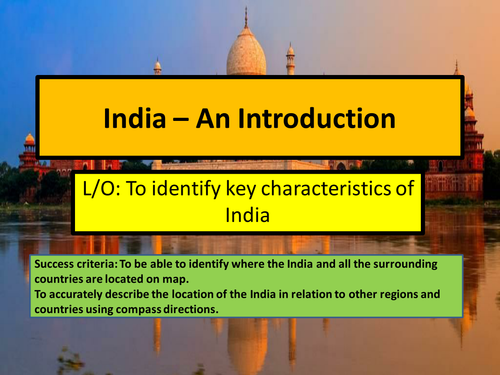 Introduction to India - Year 7 | Teaching Resources