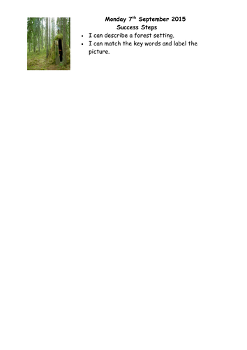 2 weeks literacy plan on Where the Wild Things are for Year 2 ...
