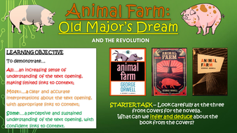 Animal Farm: Old Major's Dream and The Revolution! | Teaching Resources