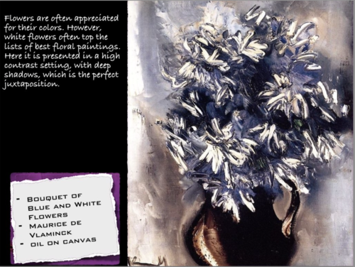 Flower Art By Major Artists Floral Art Art History Botany | Teaching ...