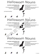 Halloween Numbers, Nouns and Colours | Teaching Resources
